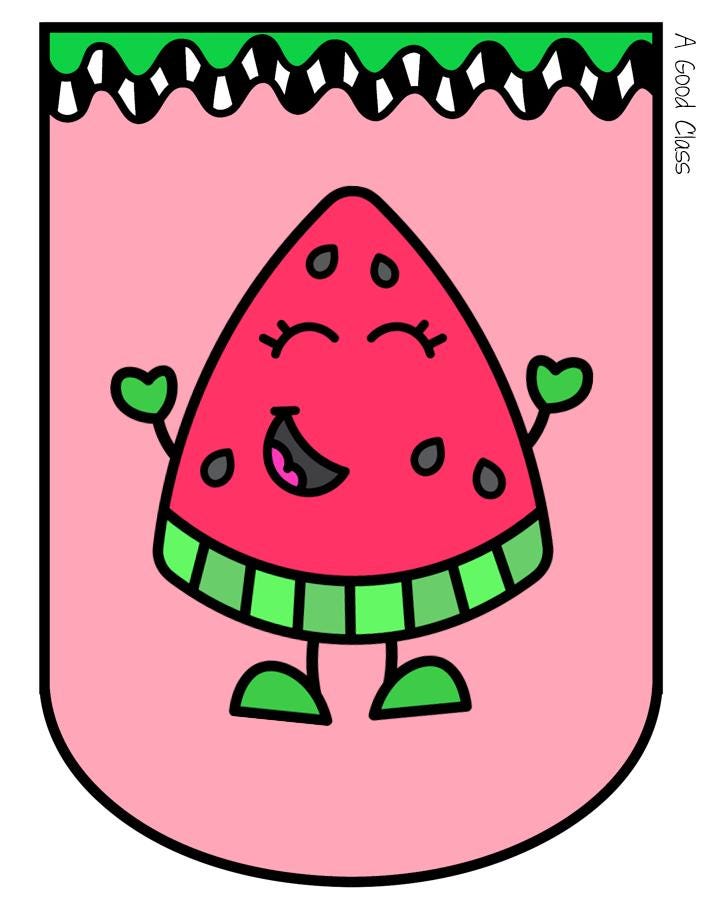 Watermelon Bulletin Board- Our Class is One in a Melon Bulletin Board ...