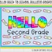 Hello Theme Back to School Bulletin Board and Door Kit With Pencils Pre ...