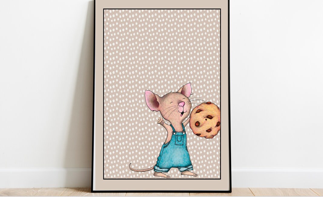 Diverse Children’s Neutral Boho Modern Story Book Character Posters ...