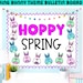 Hoppy Spring Bunny Theme Bulletin Board Kit- Easter Theme Decor - Etsy