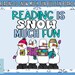 Reading is Snow Much Fun Snowman Winter Theme Bulletin Board and Door ...