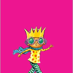 Diverse Children’s Story Book Character Posters With a Primary Color ...