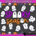 Halloween Spooky Season Ghost Theme Bulletin Board and Door Kit ...