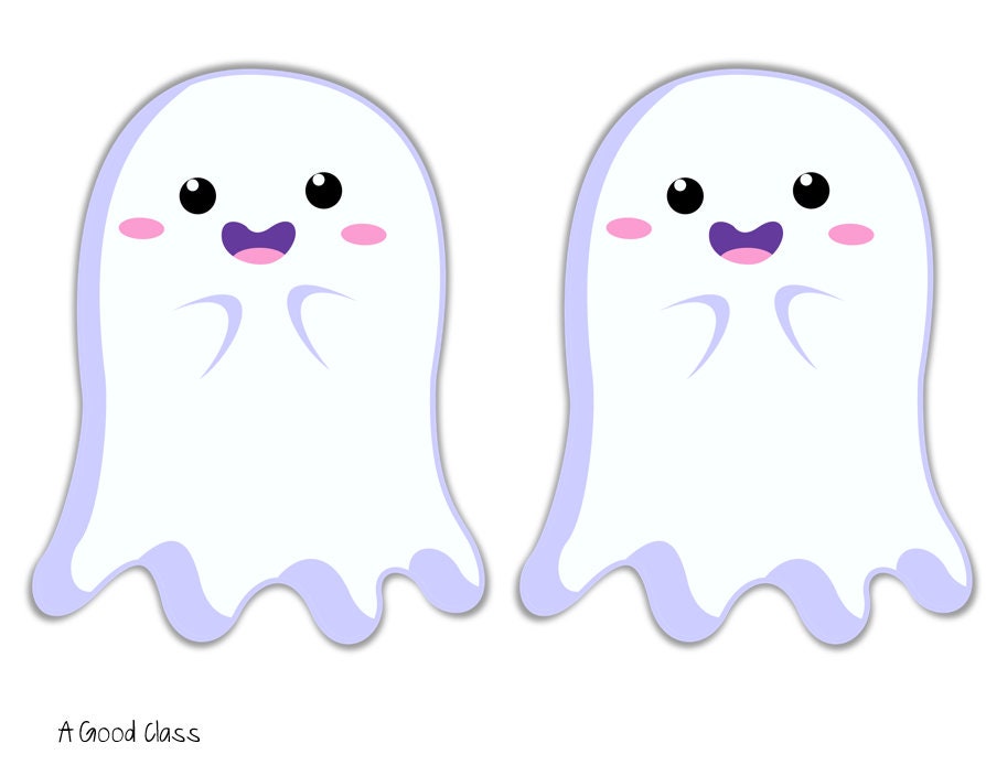 Halloween Spooky Season Ghost Theme Bulletin Board and Door Kit ...