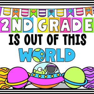 Space Theme Out of This World Bulletin Board and Door Kit - Etsy