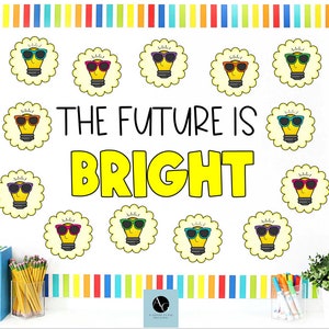 Shine Bright Light Bulb Theme Bulletin Board Kit- Back to School the ...
