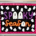 Halloween Spooky Season Ghost Theme Bulletin Board and Door Kit ...