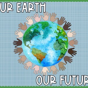 Earth Day Bulletin Board Kit- Earth Theme Bulletin Board - Etsy