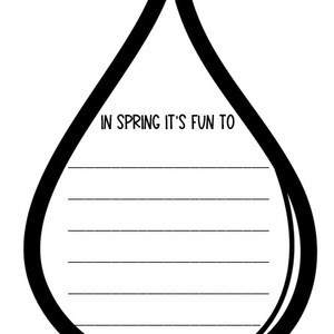 Fun is Raining Down- Spring and April Rain Theme Bulletin Board and ...