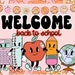 Groovy Retro Back to School Bulletin Board and Door Kit- Vintage Theme ...