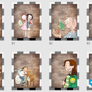 Book Character Posters- Rustic Wood Camping Black and White Plaid ...