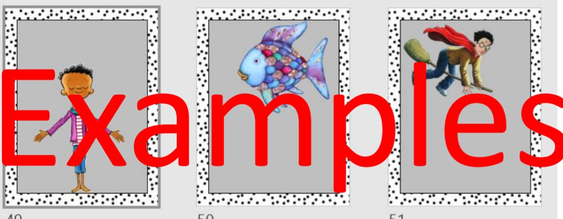 Boho Modern Theme Diverse Childrens Book Character Posters - Etsy