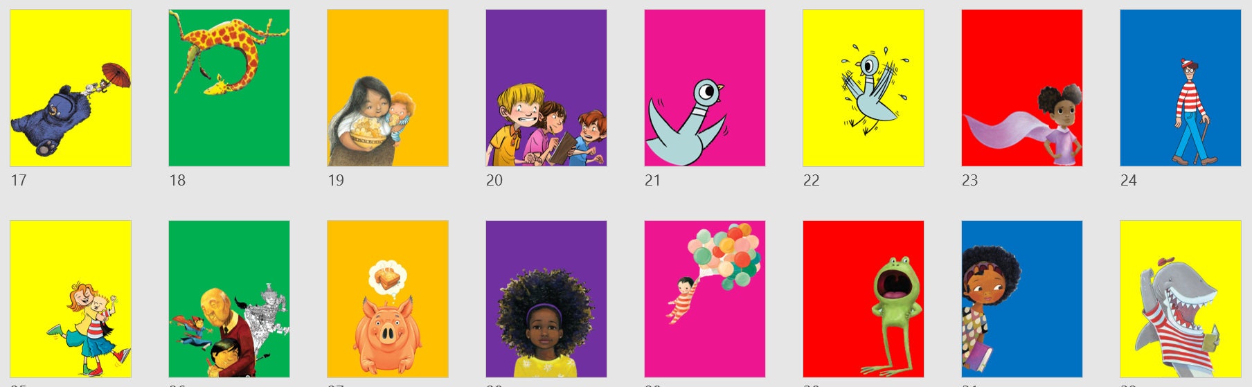 Diverse Childrens Story Book Character Posters With a Primary - Etsy