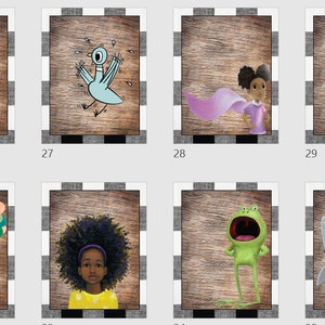 Book Character Posters- Rustic Wood Camping Black and White Plaid ...