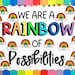 Rainbow of Possibilities Bulletin Board/ Door Kit Rainbow Theme ...