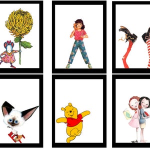 Diverse Children’s Book Character Posters - Storybook Characters With a ...