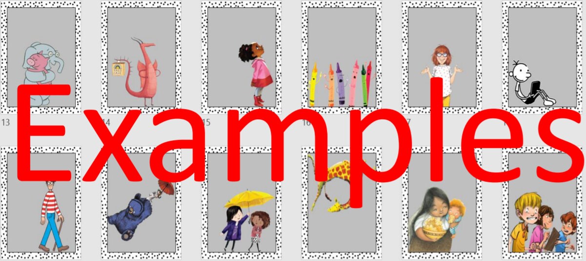 Boho Modern Theme Diverse Childrens Book Character Posters - Etsy