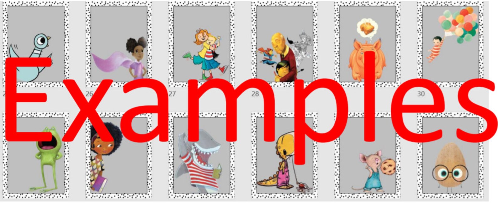 Boho Modern Theme Diverse Childrens Book Character Posters - Etsy