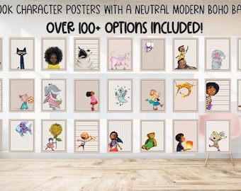 Diverse Book Character Posters- Classroom Storybook Characters With a ...