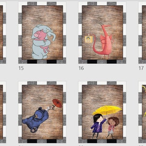 Book Character Posters- Rustic Wood Camping Black and White Plaid ...