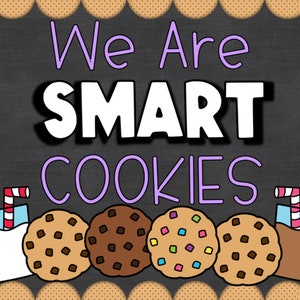 We Are Smart Cookies Bulletin Board and Door Kit- Cookie Theme ...