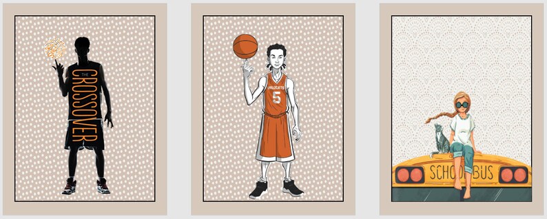 Diverse Book Character Posters for Older Elementary/ Jr. High - Etsy