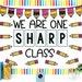 We Are One Sharp Class- Pencil Theme Bulletin Board Kit- Back to School ...