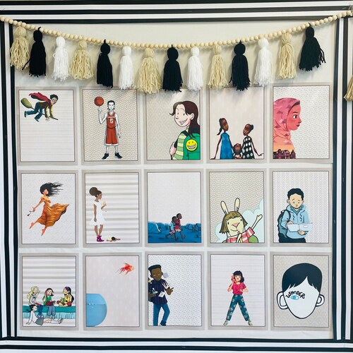 Diverse Book Character Posters for Older Elementary/ Jr. High - Etsy