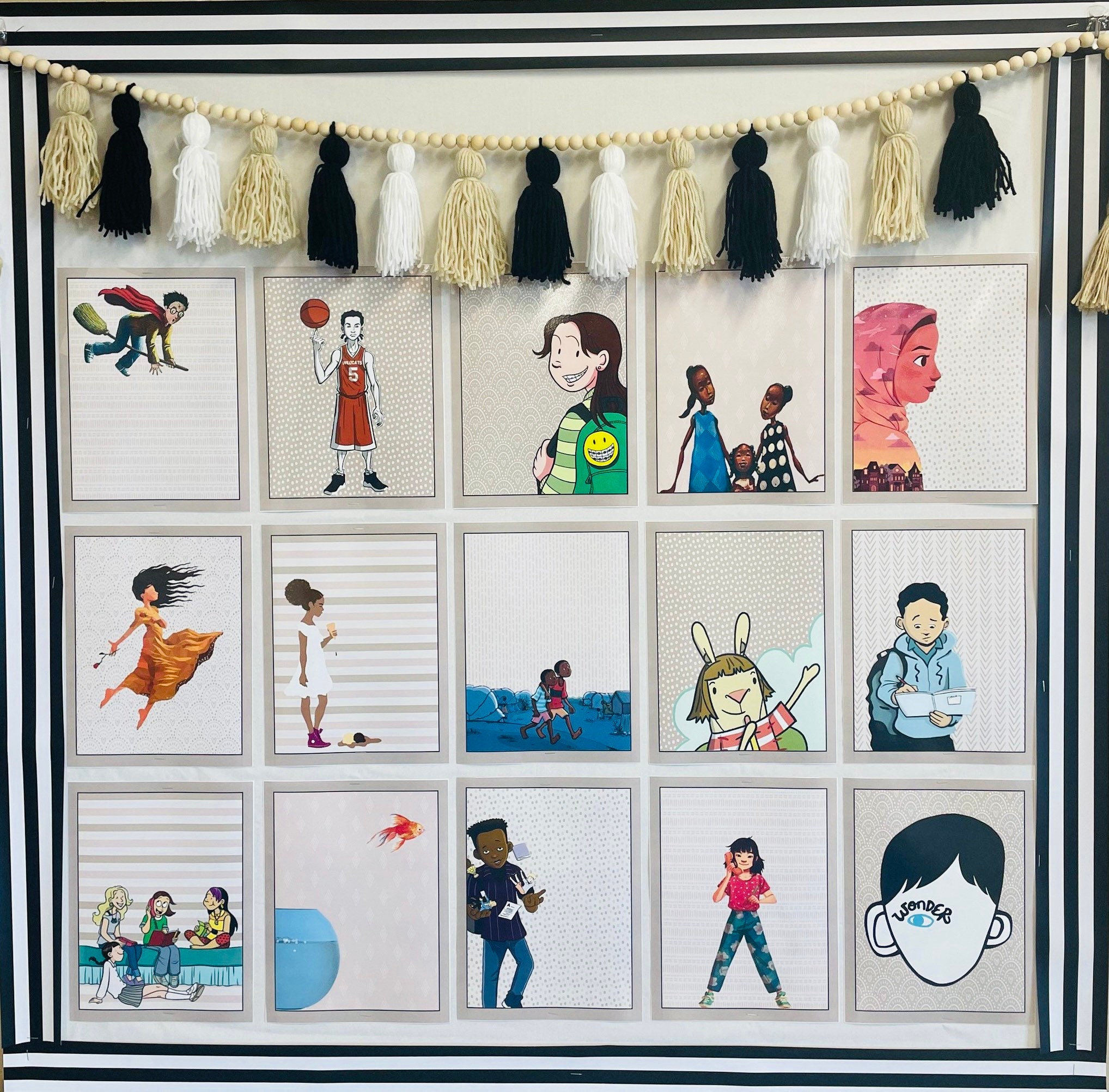 Diverse Book Character Posters for Older Elementary/ Jr. High - Etsy