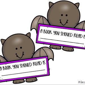 Batty About Books- October/ Halloween Bulletin Board and Door Kit - Etsy