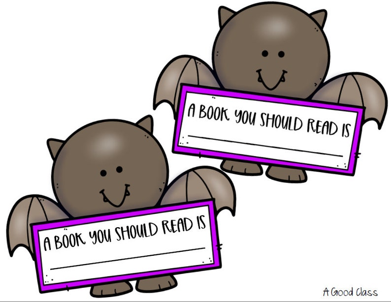 Batty About Books- October/ Halloween Bulletin Board and Door Kit - Etsy