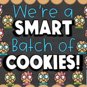 We Are Smart Cookies Bulletin Board and Door Kit- Cookie Theme ...