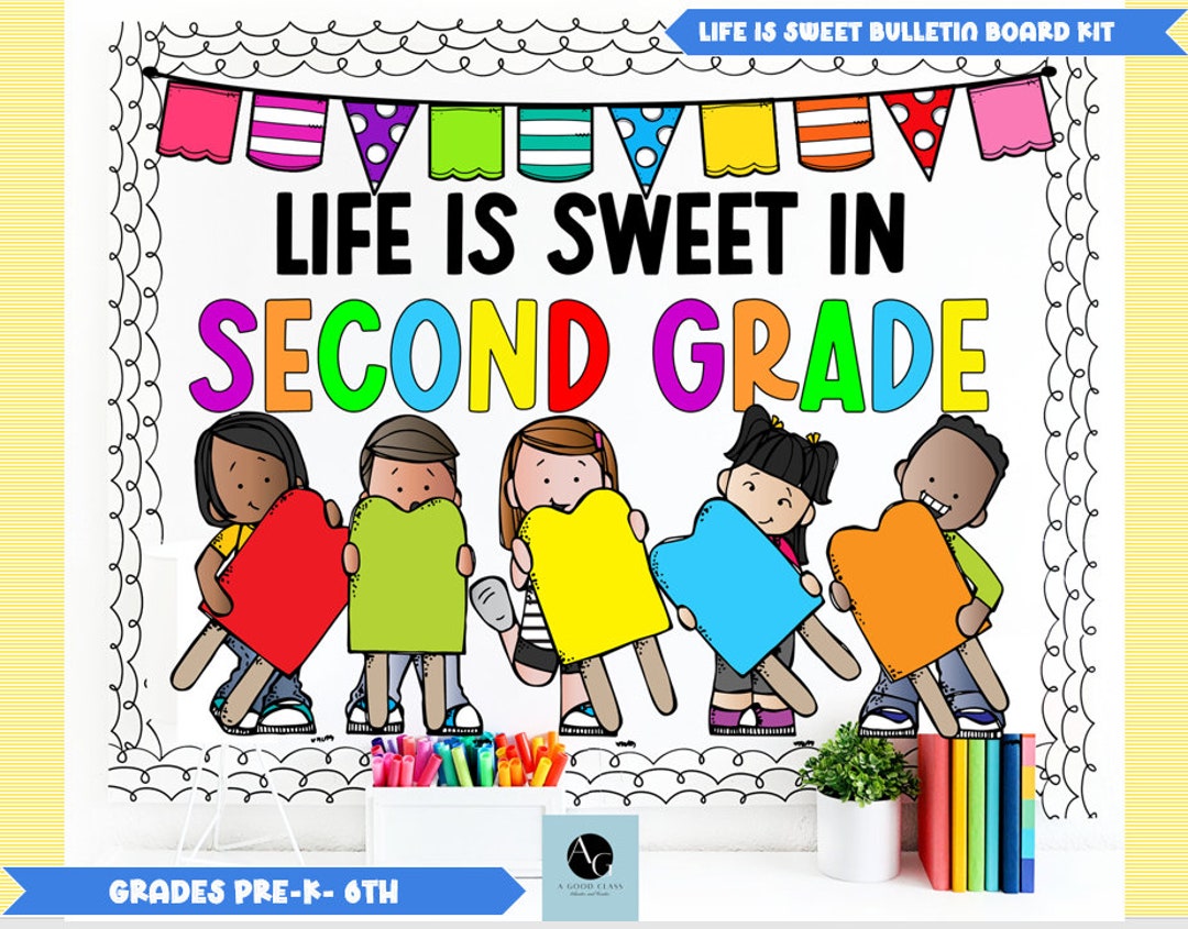 Life is Sweet Popsicle Bulletin Board Kit- Back to School Bulletin ...