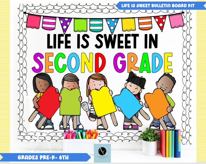 Life is Sweet Popsicle Bulletin Board Kit- Back to School Bulletin ...