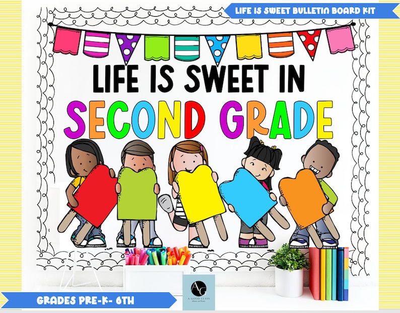 Life is Sweet Popsicle Bulletin Board Kit- Back to School Bulletin ...
