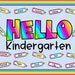 Hello Theme Back to School Bulletin Board and Door Kit With Pencils Pre ...
