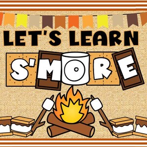 Camping Smores Bulletin Board and Door Kit - Etsy