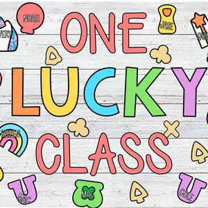 March Lucky Charms Bulletin Board Kit- St. Patrick's Day Bulletin Board ...