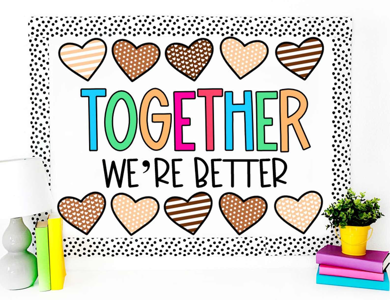Together We're Better Bulletin Board and Door Kit - Etsy