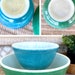 RARE 1945 Pyrex Original Opalware Primary Color Nesting Mixing Bowls ...
