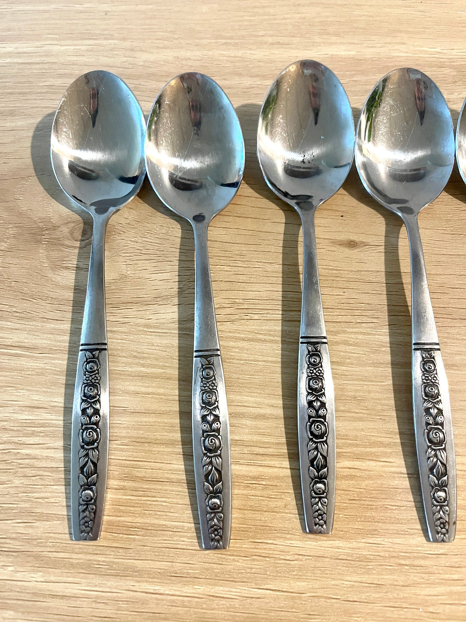Vintage Northland Stainless Korea Roses Flatware Replacement Pieces ...