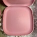 Vintage 80s Tupperware Pink Mug, Bowl & Square Luncheon Plates 155 1534 ...