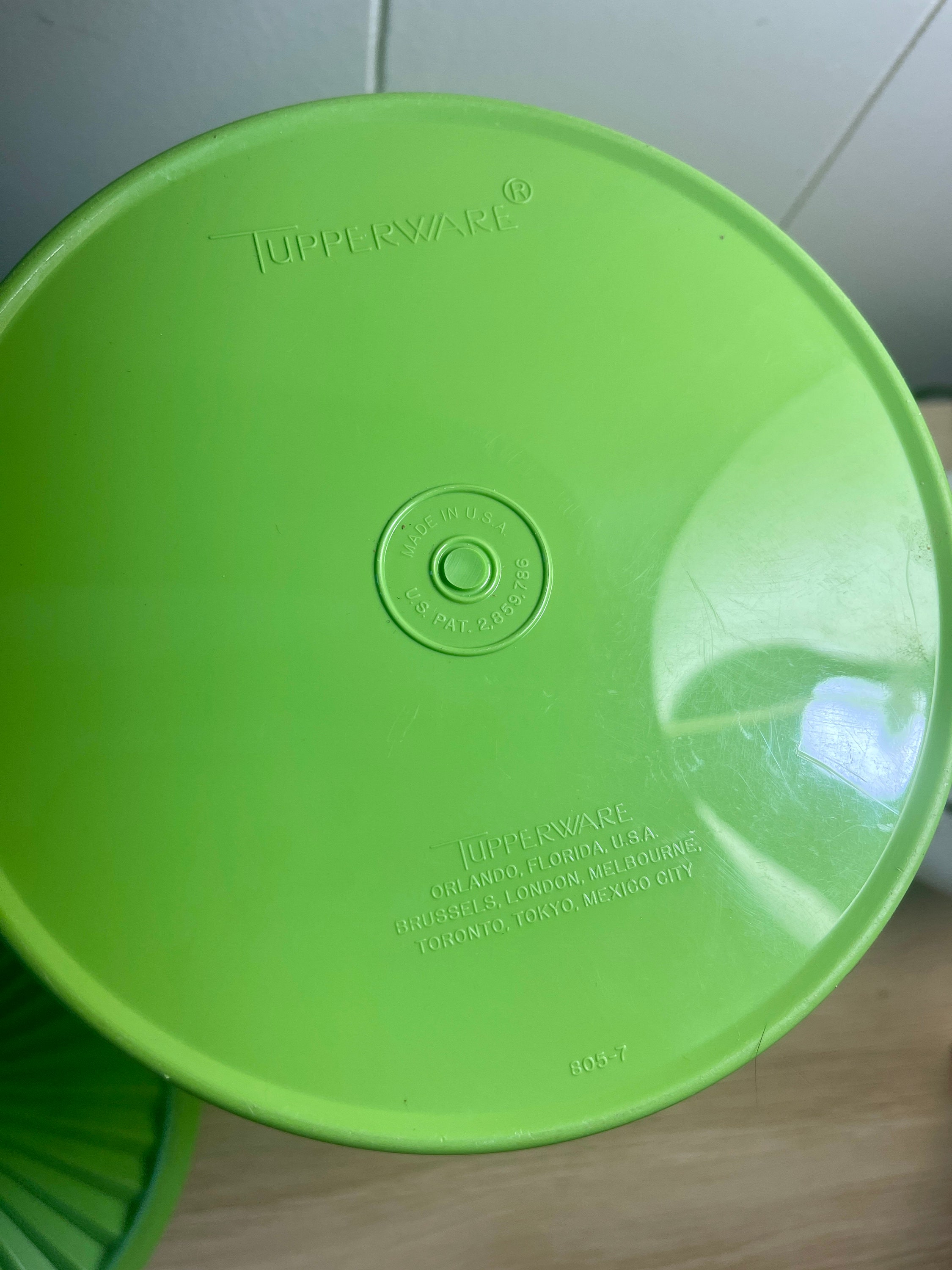 Vintage 1970s Lime Green Servalier Tupperware Canister Set of - Etsy