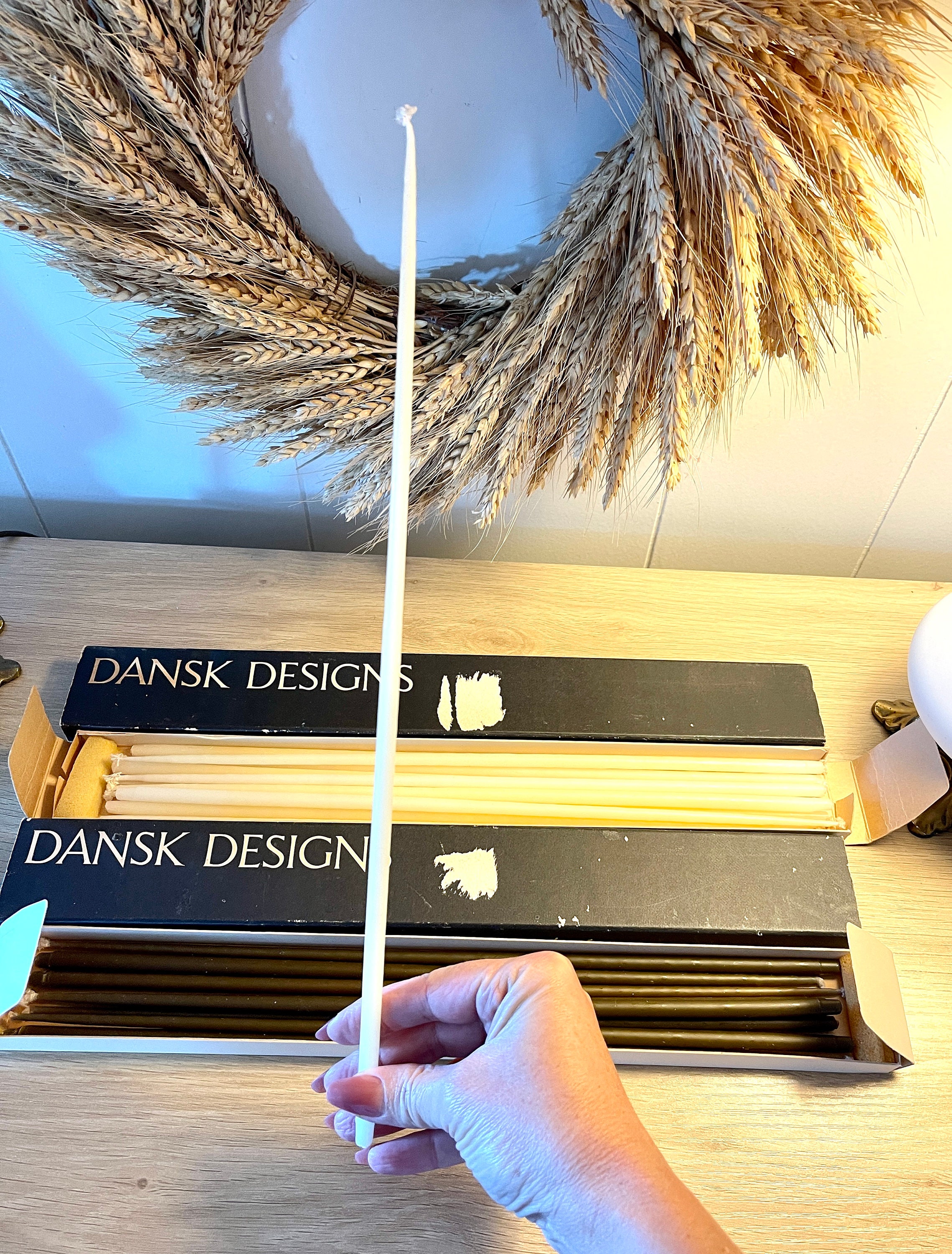 Vintage Mid Century Dansk Designs Handdipped 15 Taper - Etsy