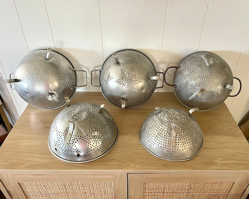 Vintage Mid Century Colander Strainers SOLD INDIVIDUALLY Starburst Star ...