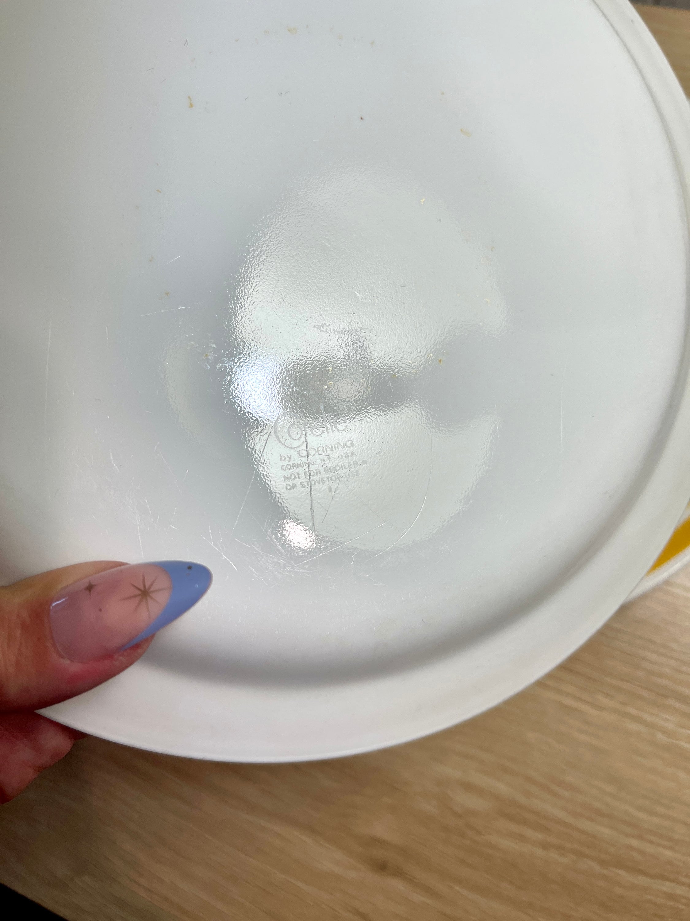 Vintage 1979 Corelle Citrus Yellow Rainbow Stripe Dinnerware Plates ...