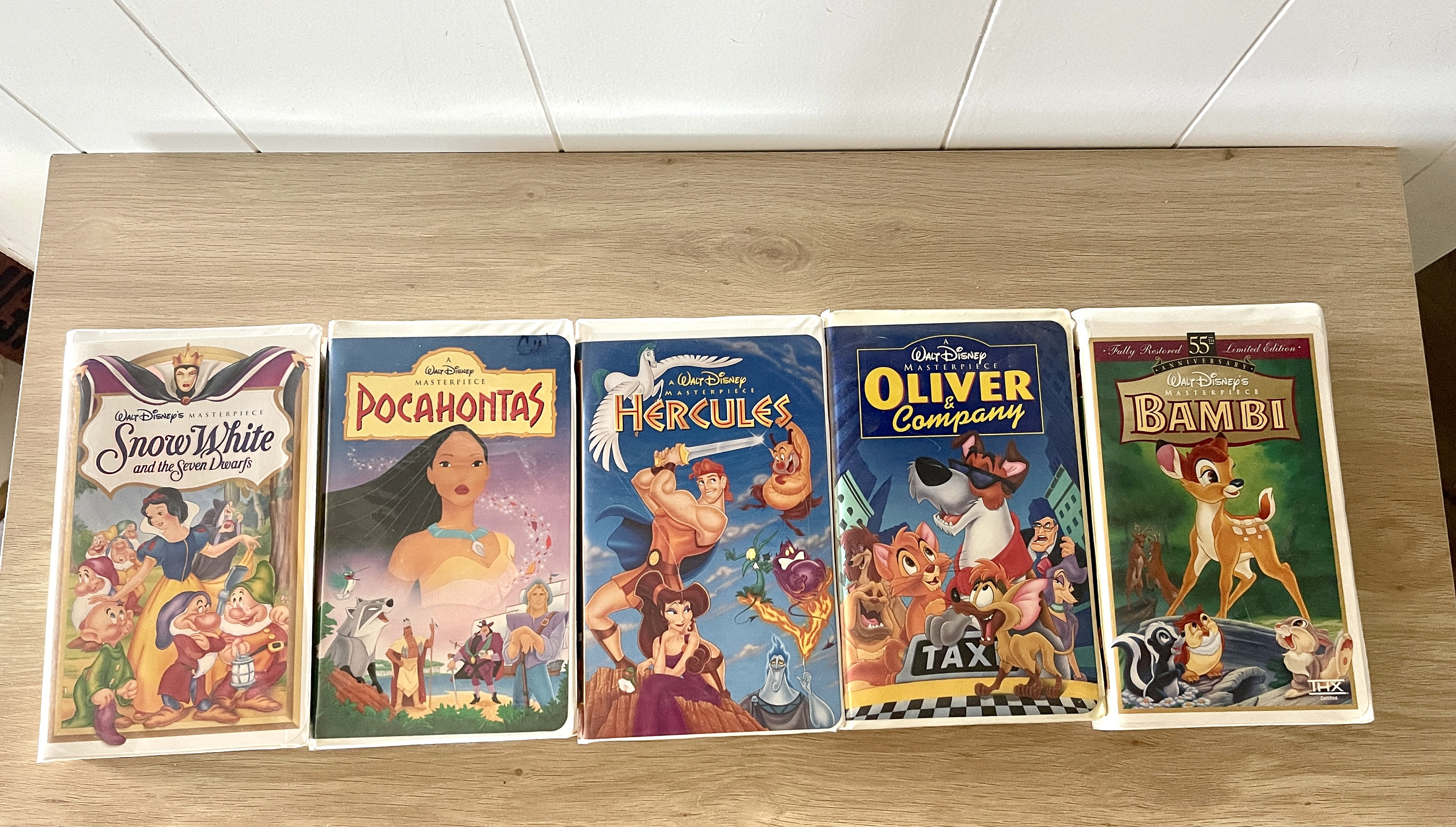 Vintage Walt Disney Masterpiece Collection VHS Tapes Movies SOLD ...