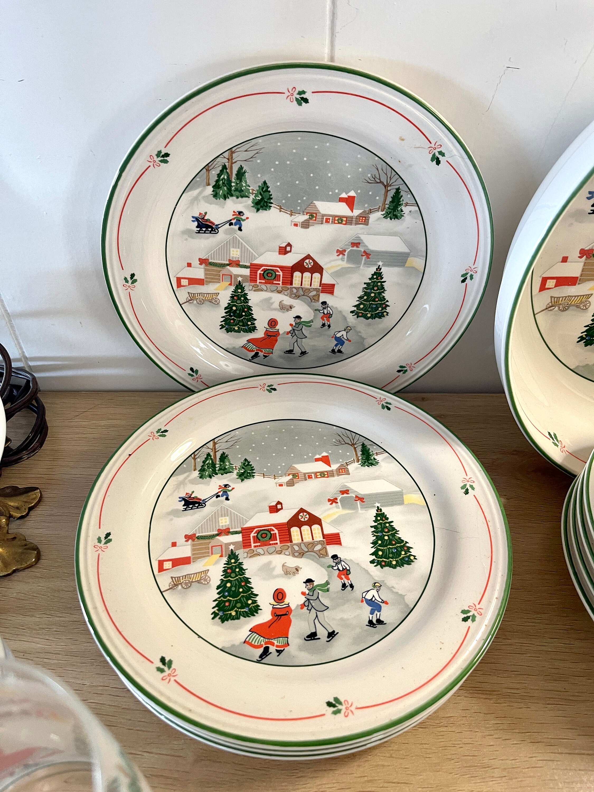 Vintage 80s Sango Silent Night Replacement Dinnerware Pieces SOLD INDIVIDUALLY Retro Dining ...
