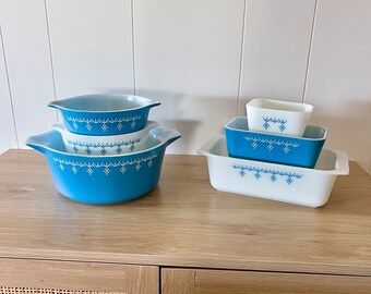 Blue Pyrex Loaf Pan - Etsy