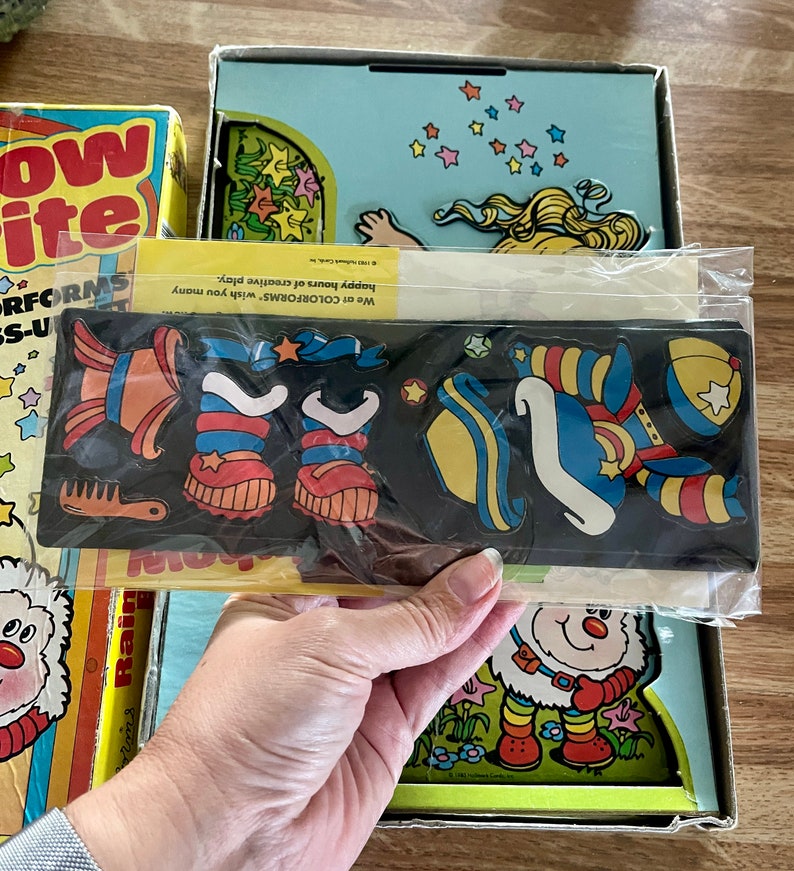 Vintage 1983 Rainbow Brite Colorforms Dress-up Set in Original - Etsy